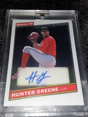 2020 Panini Donruss Optic '20 Retro 1986 Signatures Hunter Greene #86S ...