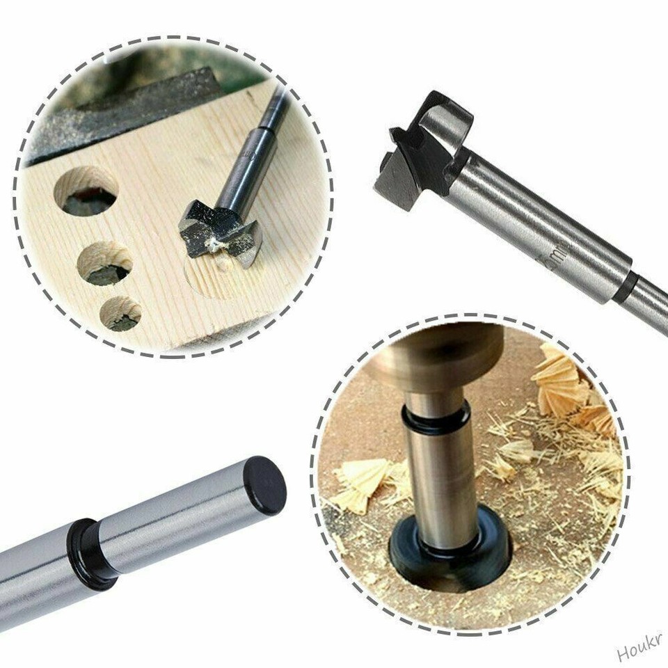 Forstner Bit Set 15-35mm Boring Hole Woodworking Drill Bit Saw Cutter ...