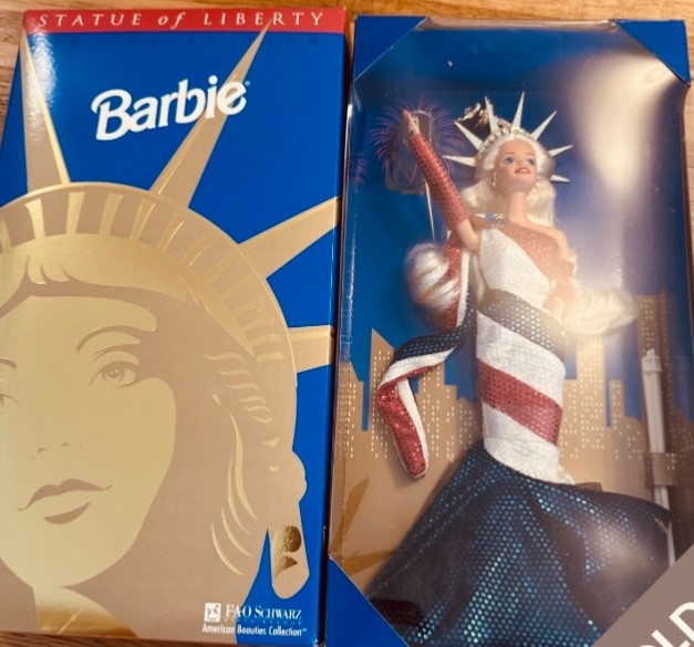 Vintage Mattel Barbie Doll 1995 American Beauties Collection Statue of ...