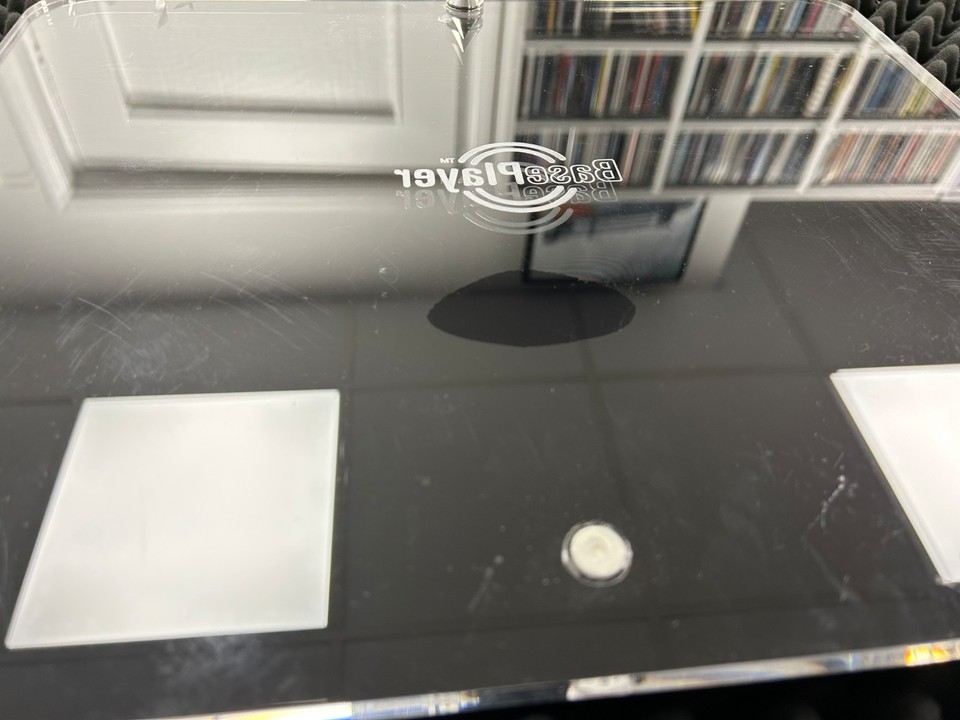 ClearCover BasePlayer Black & Clear Acrylic Spiked Hi-Fi Isolation ...