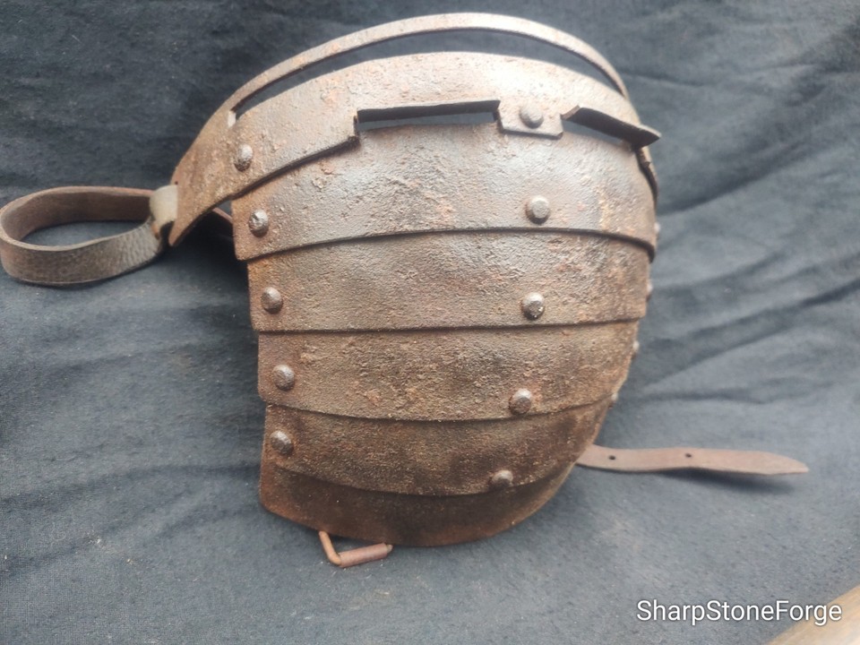 Ww1 war face mask for M16 German helmet handmade realistic reproduction ...