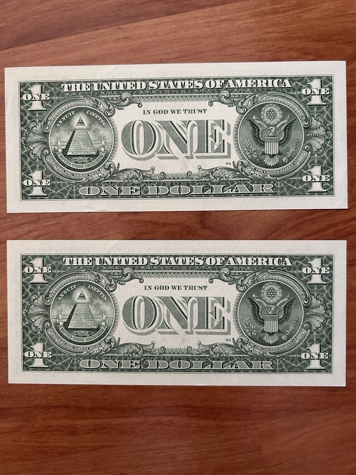 UNITED STATES: 1 Dollar 2013 B " Star Notes " UNC. "Duplicate ...