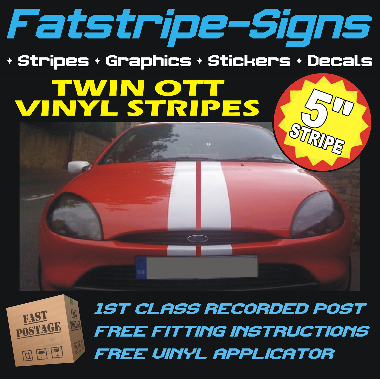 to fit FORD PUMA CAR VINYL GRAPHICS DECALS VIPER RACING ST STRIPES ...