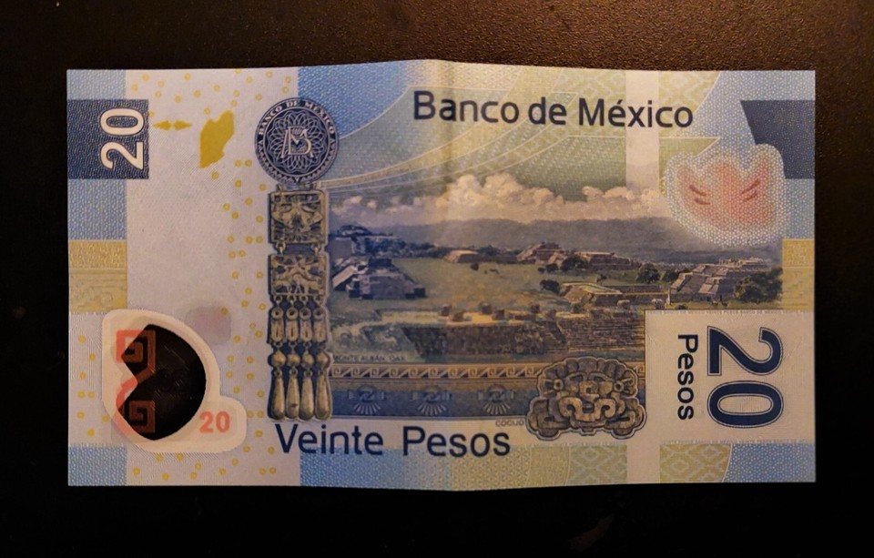 Mexico 20 Pesos Banknotes 5 Available 2013 Serie X Mexican peso paper ...
