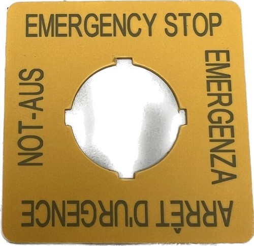 Top ANGEBOT Eaton Not-aus-schild viersprachig M22-xyk1 online kaufen | eBay