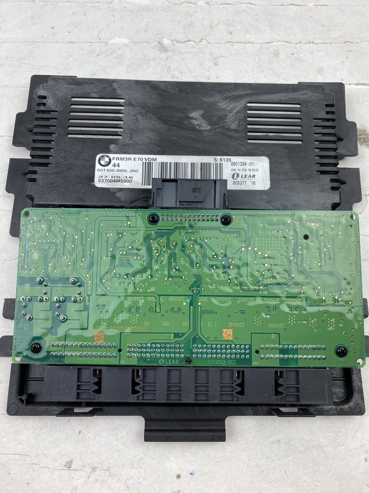 BMW E70 E71 X5 X6 FOOTWELL HEAD LCM LIGHT CONTROL MODULE VDM 6801294 ...