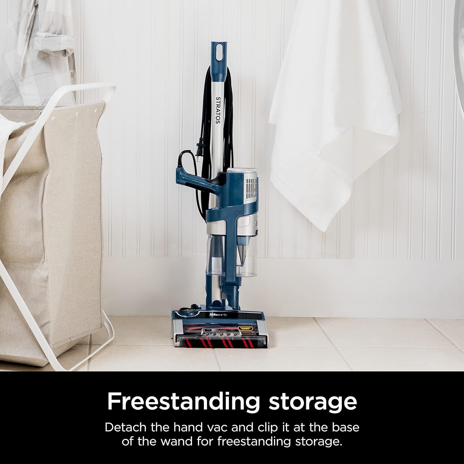 Shark HZ3002 Stratos Ultralight Corded Stick Vacuum DuoClean PowerFins ...