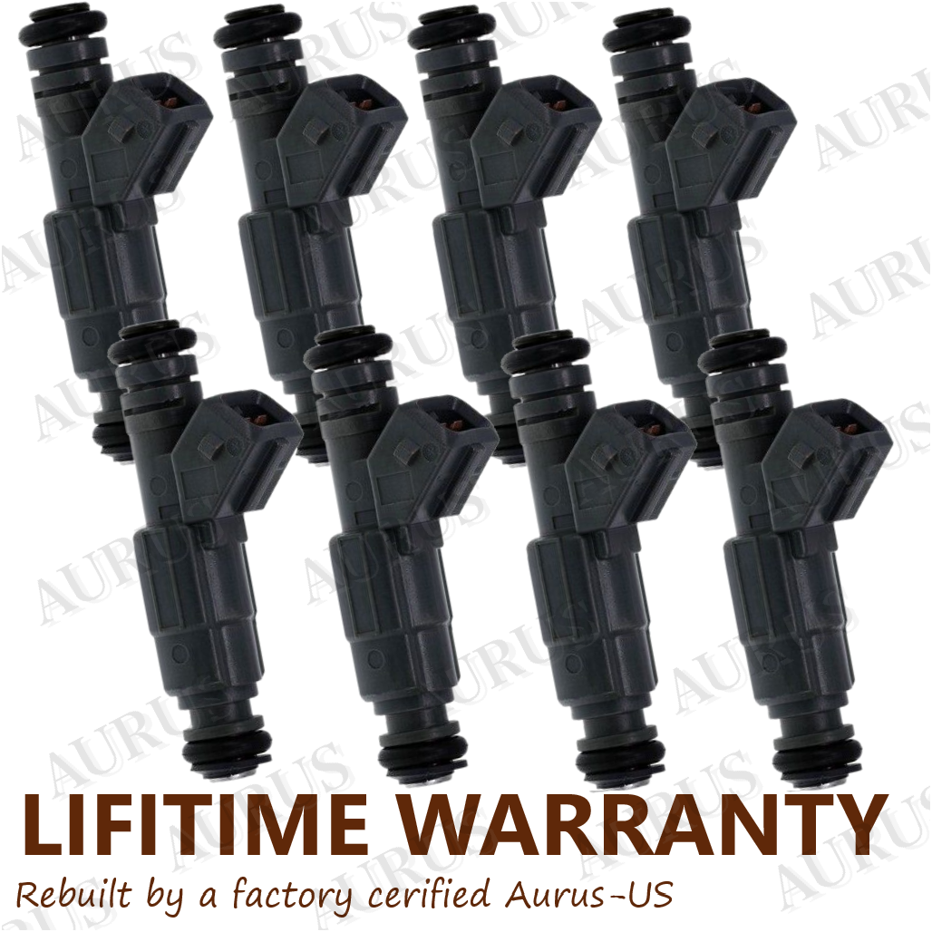 OEM Bosch 8 FUEL INJECTORS FOR 99-05 Range Rover BMW 540i 740i 740iL X5 ...