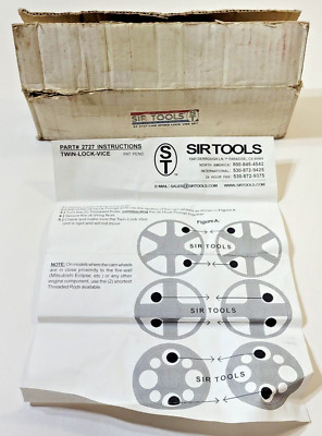 Brand New Sir Tools ST 2727 Cam Spoke Lock Vise Set | eBay
