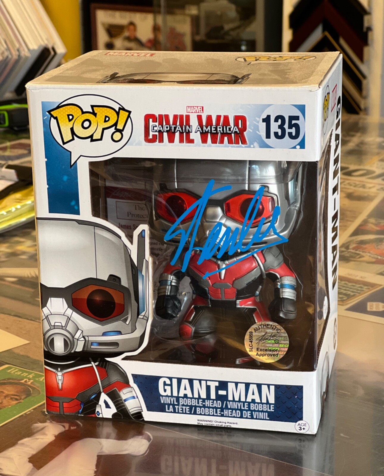 Stan Lee Autographed Giant-Man Funco Pop JSA authenticated | eBay