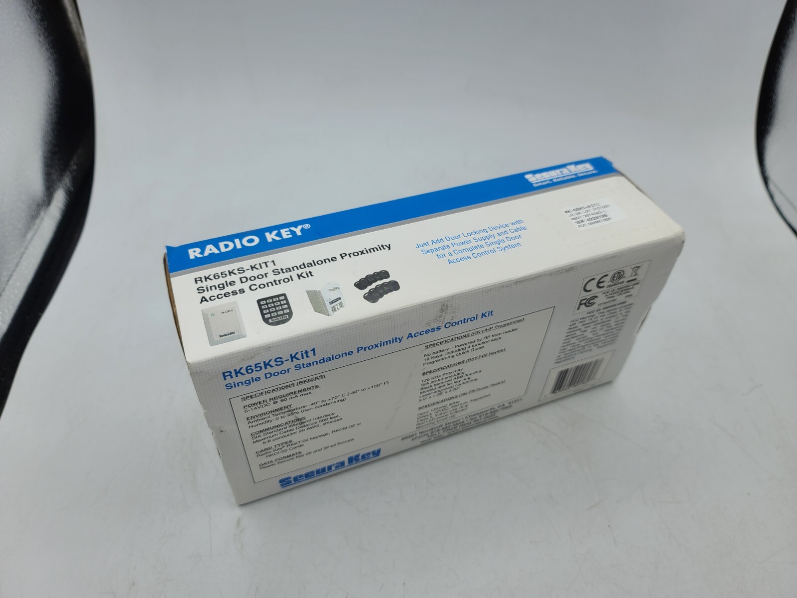 Radio Key RK65KS-KIT1 Single Door Proximity Access Control Kit -USED ...