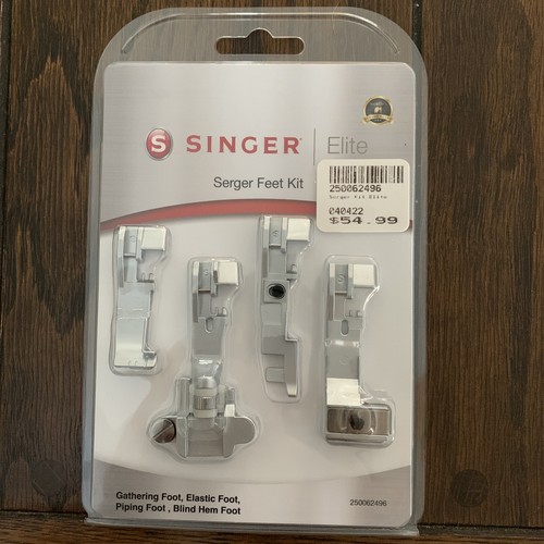 Singer ELITE SE017 Serger Feet Kit Professional (4 FEET IN THE KIT) NEW ...