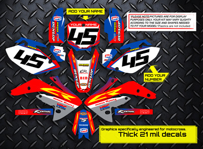 2003 - 2012 HONDA CR 85 DIRT BIKE GRAPHICS KIT CR85 MOTOCROSS MX DECALS ...