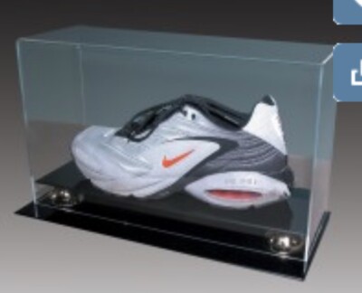 Deluxe Acrylic Sneaker Shoe Cleat Display Case With Gold Risers - NFL ...