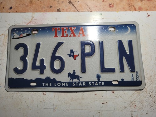 2000 to 2010 Texas license plate number 346 PLN | eBay