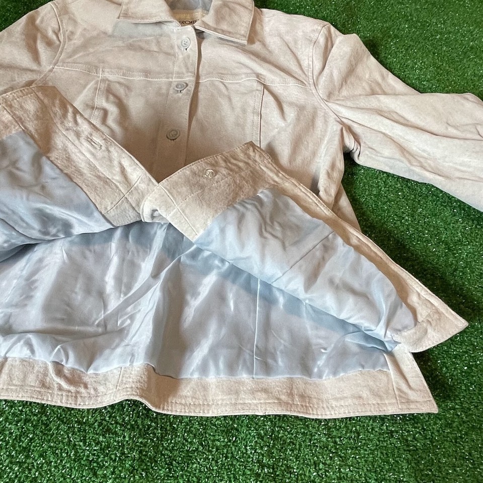 Cherokee Leather Suede Y2K Vintage Style Phantom Blue Button Shirt ...