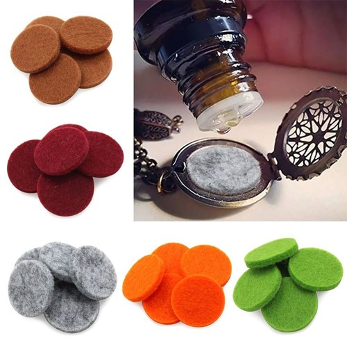 100pcs Colorful Round Aromatherapy Felt Pads Aromatherapy Replacement ...