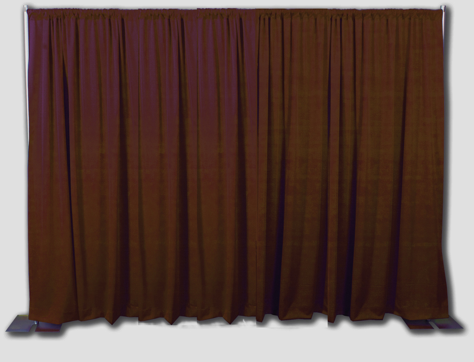 PORTABLE BACKDROP KIT 8 FT TALL x 10 FT WIDE PIPE AND DRAPE (PREMIER ...