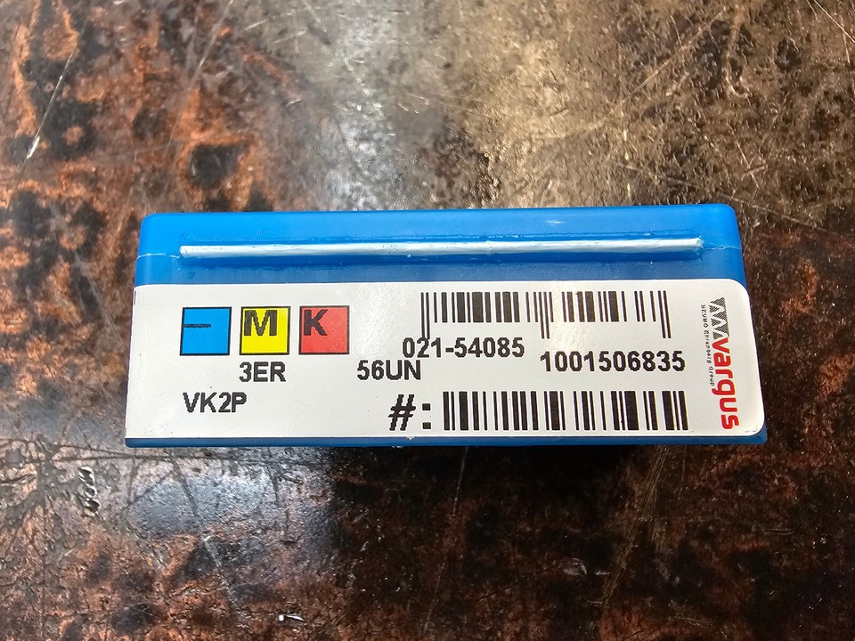 Qty 5 Vargus Vardex 3ER 56UN 3ER56UN 1001506835 VK2P Grade Carbide ...