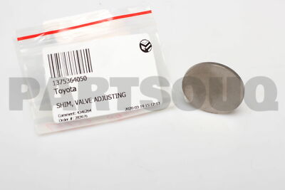 1375364050 Genuine Toyota SHIM, VALVE ADJUSTING 13753-64050 | eBay