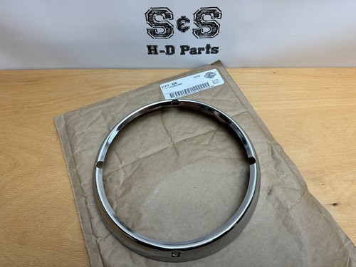 Genuine Harley-Davidson Headlight DOOR / BEZEL RING 7 in. Chrome 67712 ...