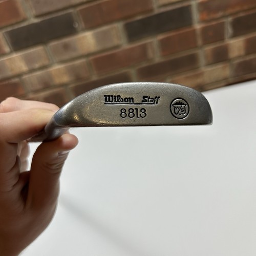 Wilson Staff 8813 Blade Putter Head Speed Shaft Leather Grip 35.5" | eBay