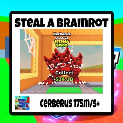 Cerberus 175M Secret Steal A Brainrot *NEW SECRET* | SAB FAST DELIVERY🟢 ...