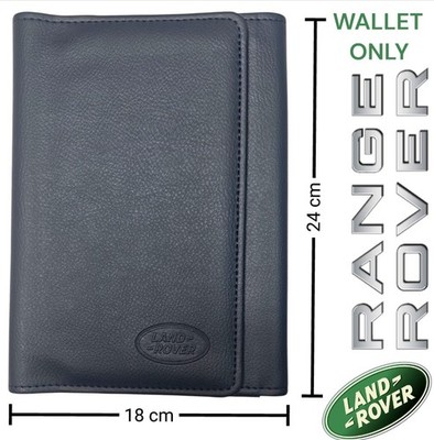 LAND ROVER WALLET For Owners Manual Handbooks Evoque Defender Velour ...