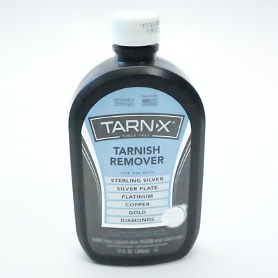 Jewelry Cleaner Tarnish Remover 12 Oz. Tarn-X Silver Gold Copper Clean ...