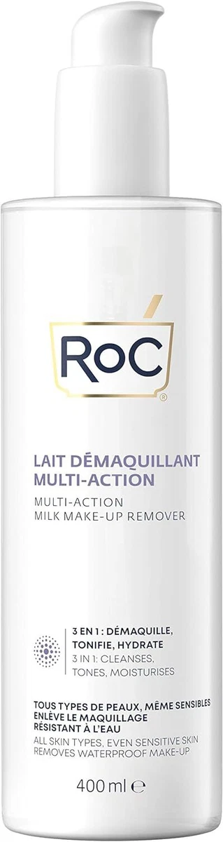 Roc 3 In 1 Multi Action Makeup Remover Milk | Saubhaya Makeup