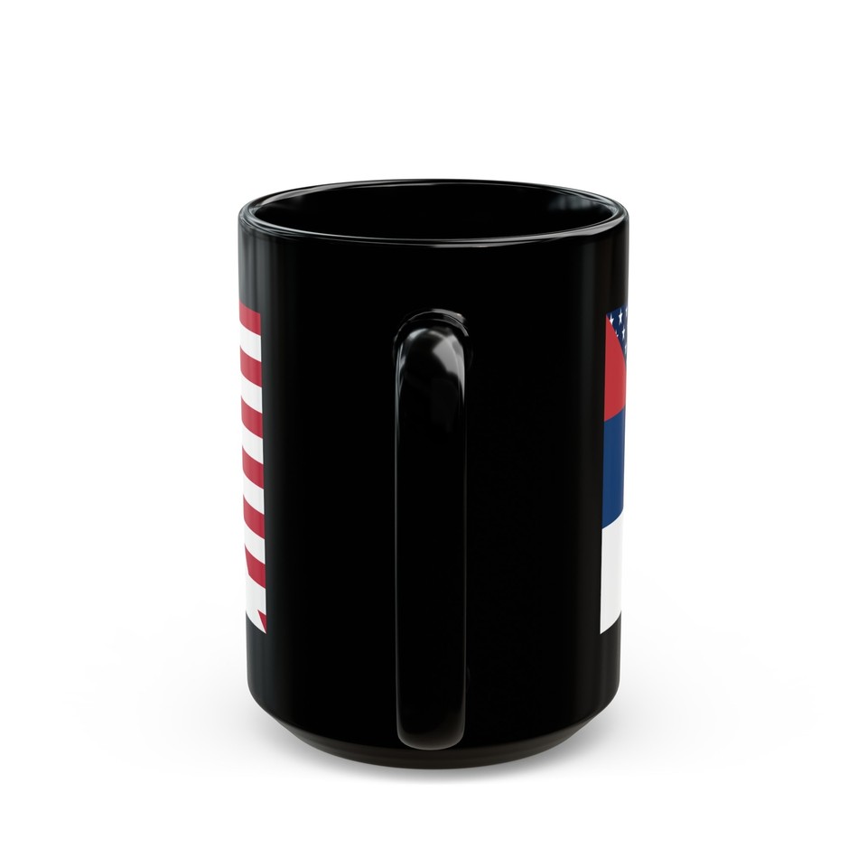 Serbian American Flag Half Serbia USA Black Mug (11oz, 15oz) | eBay