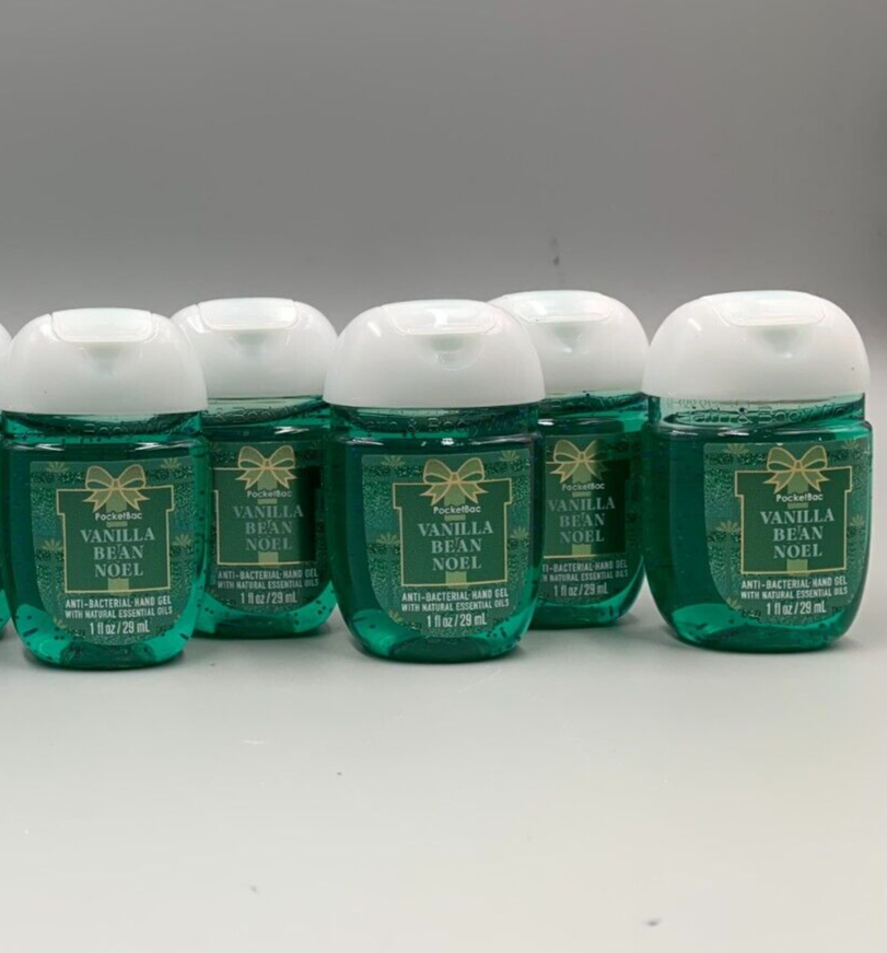 Bath & Body Works Vanilla Bean Noel PocketBac Anti Hand Gel Sanitizer S ...