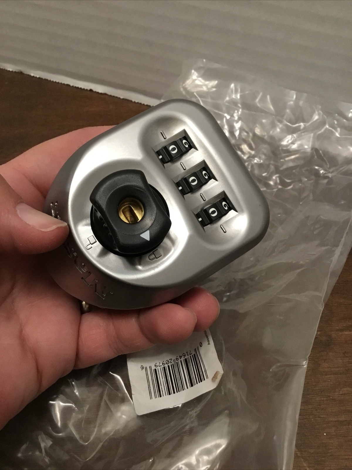 Master Lock 3-Digit Combination Deadbolt 3670 Multi-User Locker Manual ...