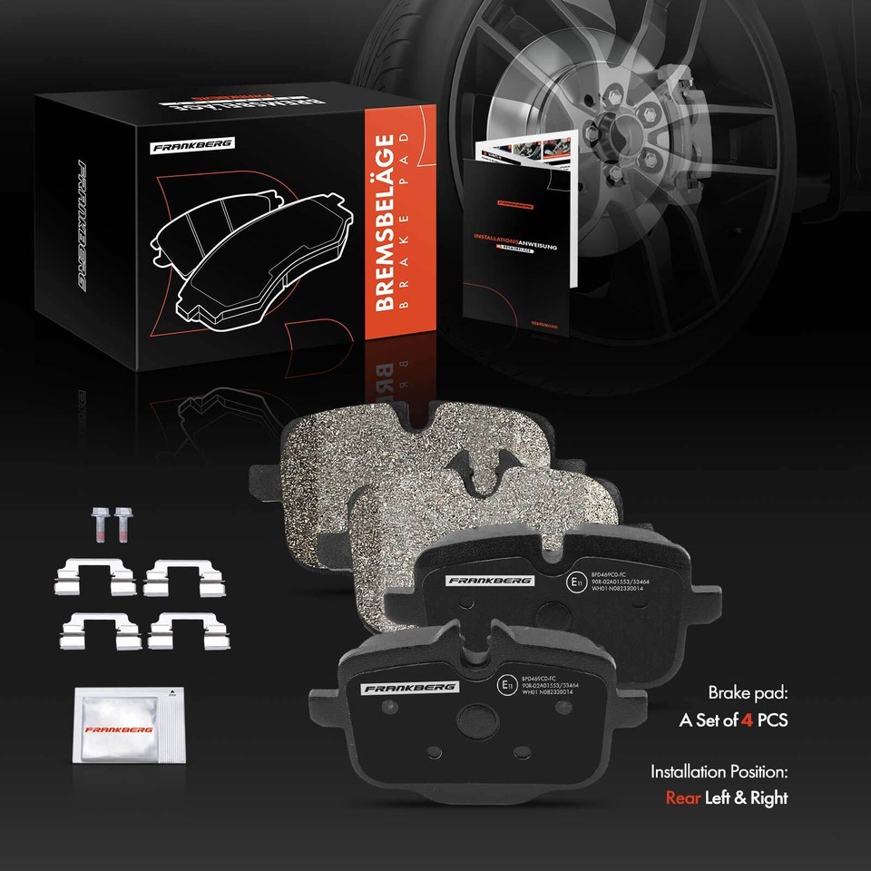 Brake Pads Set Rear for BMW F10 F11 G31 G30 F06 F12 F13 G01 G05 G07 ...