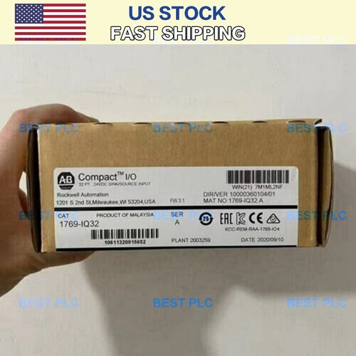 Allen Bradley New 1769-IQ32T Compact I/O 32Pt 24VDC Input Module ...