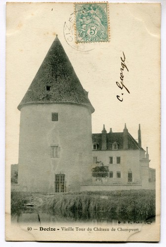 CPA - Carte Postale - France - Decize - Vieille Tour du Château de ...