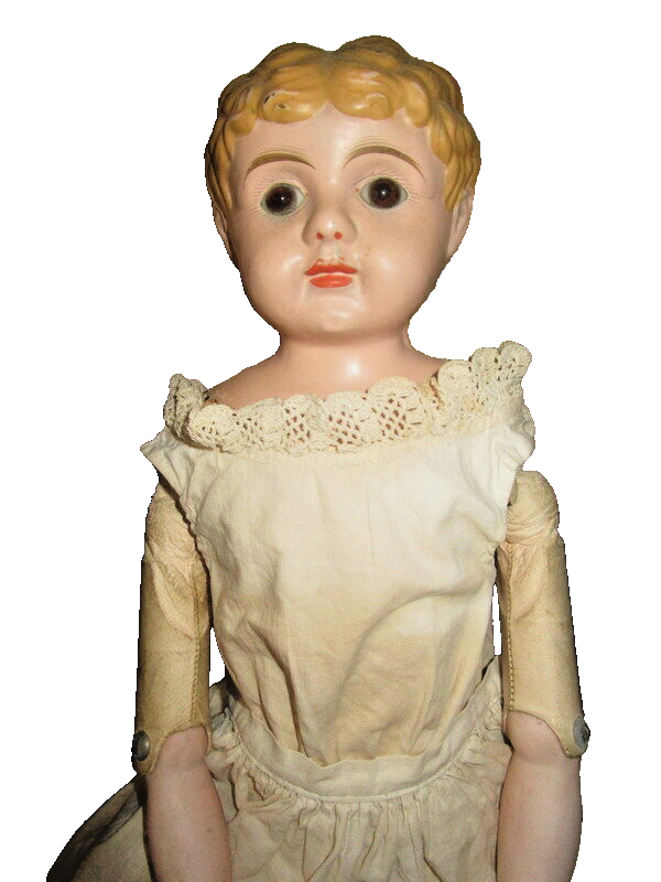 Antique Minerva Tin doll and tiny doll | eBay