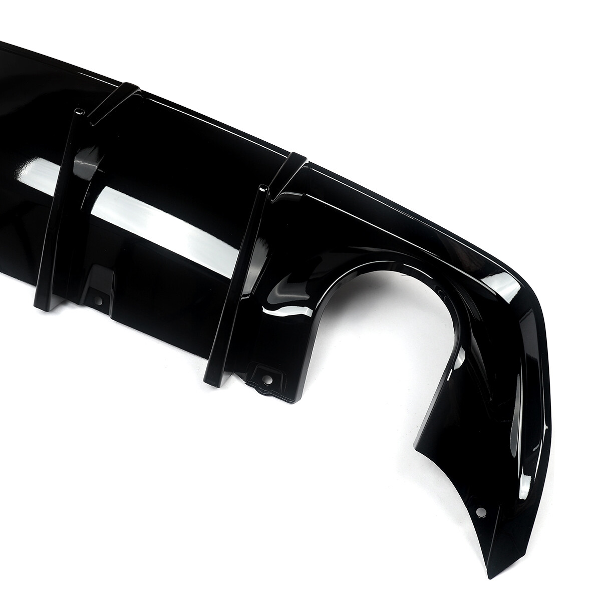 For 2020-2022 Dodge Charger SRT Widebody Shark Fin Rear Diffuser Glossy ...