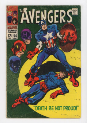 Avengers 56 death of Bucky storyline, affordable Marvel silver age | eBay