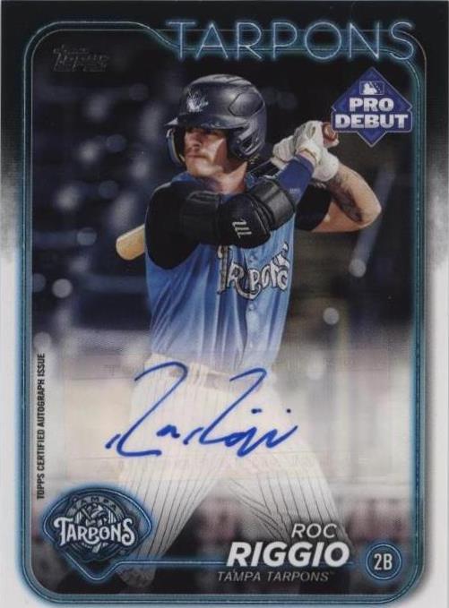 2024 Topps Pro Debut - Autographs #PD-112 Roc Riggio (AU, RC) for sale ...