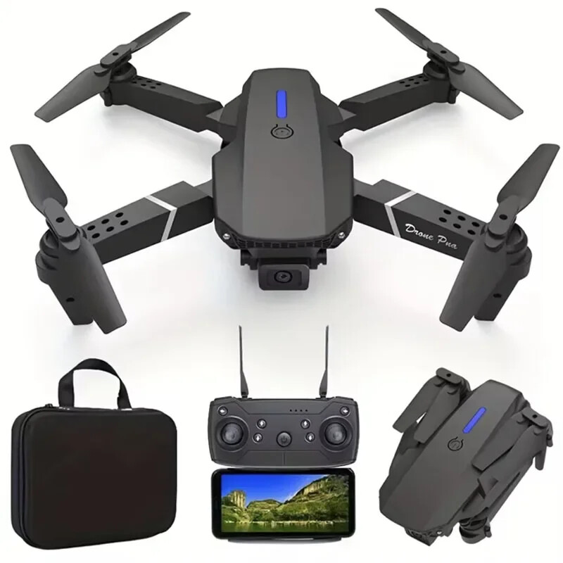 2024 New RC Drone With 4K HD Dual Camera WiFi FPV Foldable Quadcopter ...