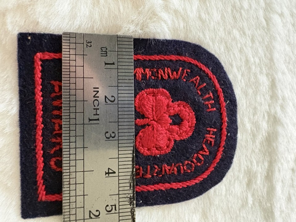 Girl Guides Land Ranger The Commonwealth award Cloth Badge c.1957 girl ...