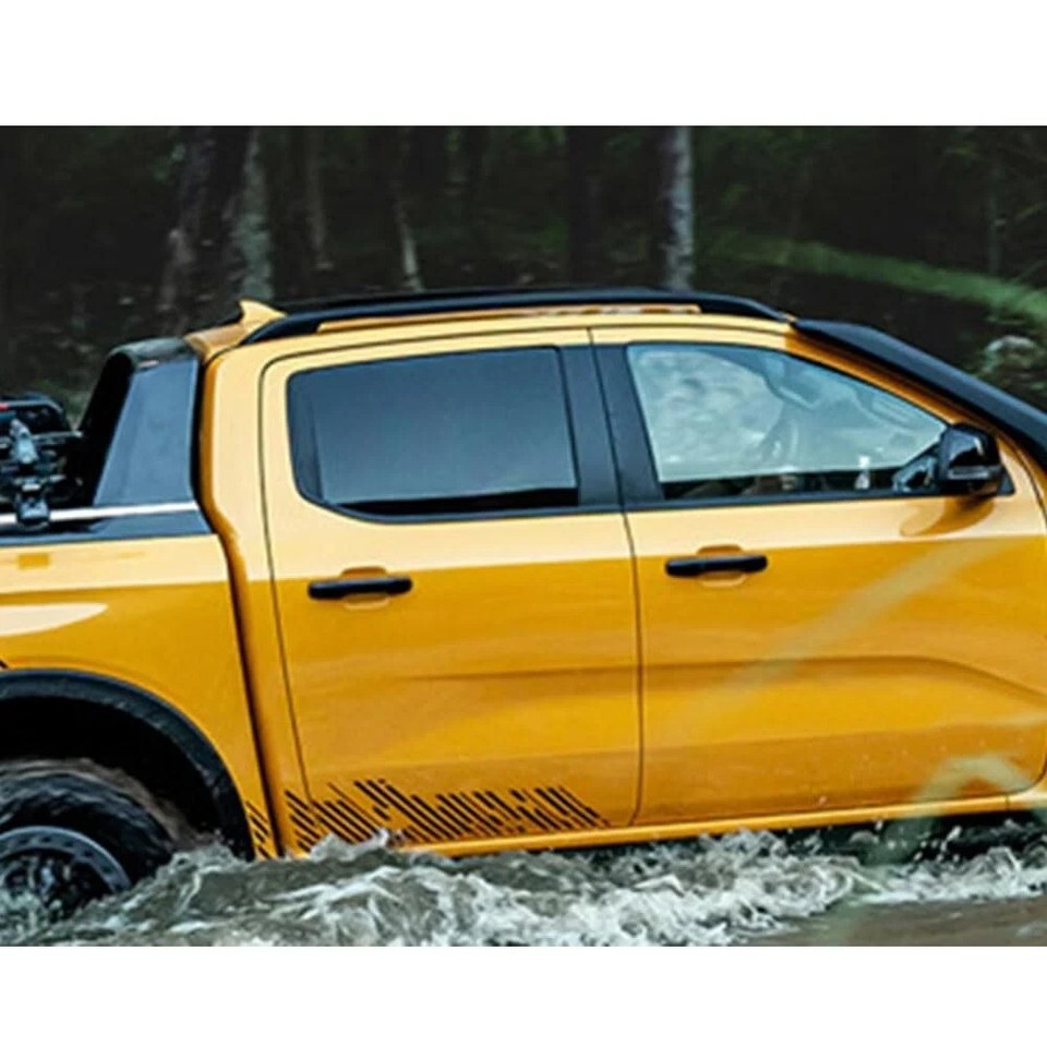 2024-2025 Ford Ranger Roof Rack Rails Cross Bar Luggage Canoe Bars Fits ...