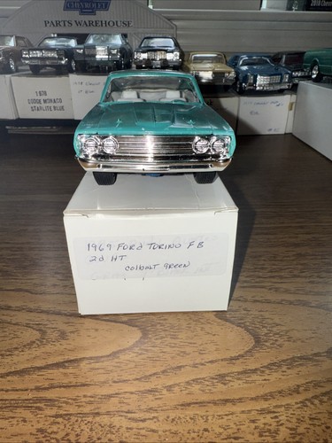 1969 Ford Torino fastback two-door hardtop cobalt green 125 scale model ...