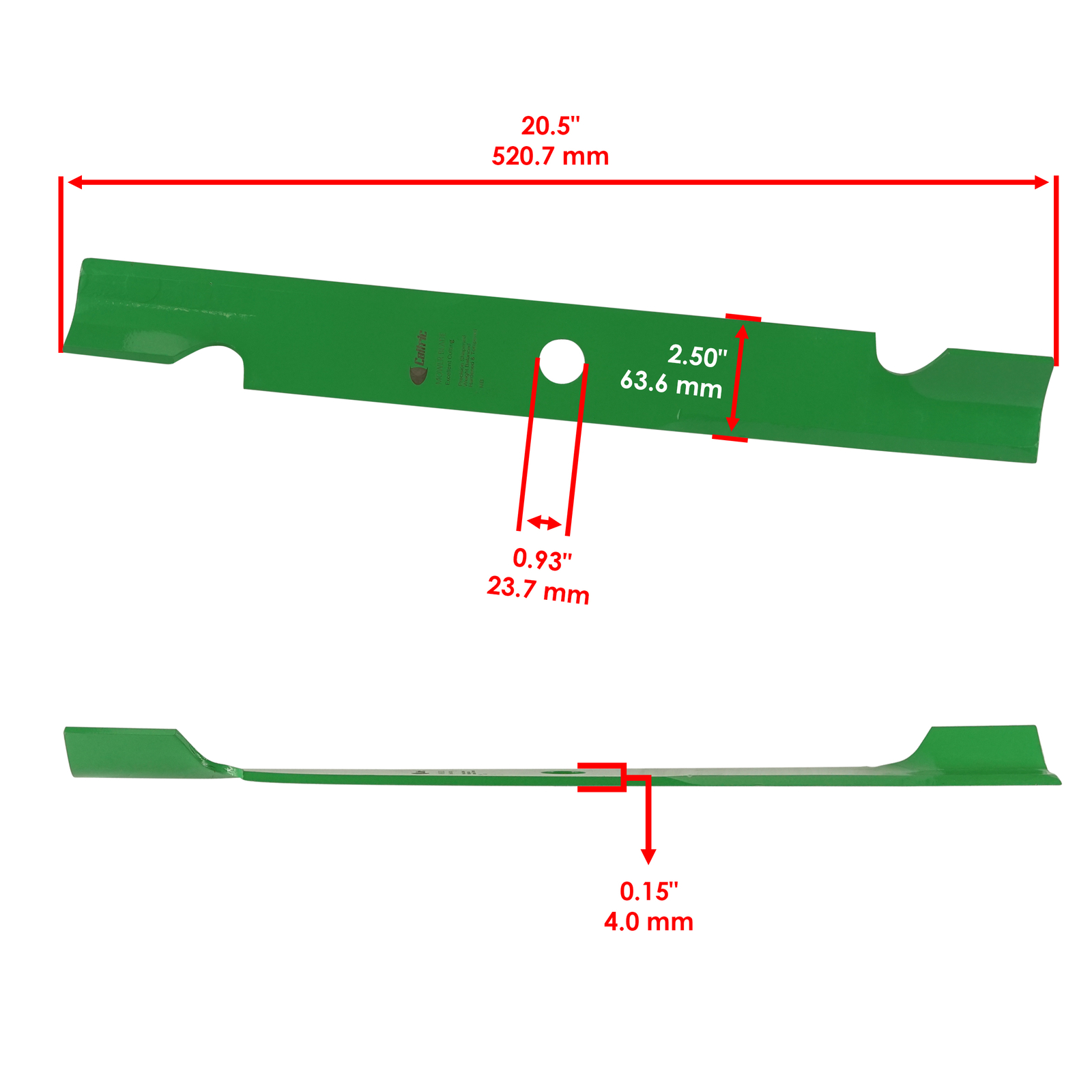 High Lifter Blades for Exmark Lazer Z AS Zero-Turn Mower 52" 60" Deck 0 ...