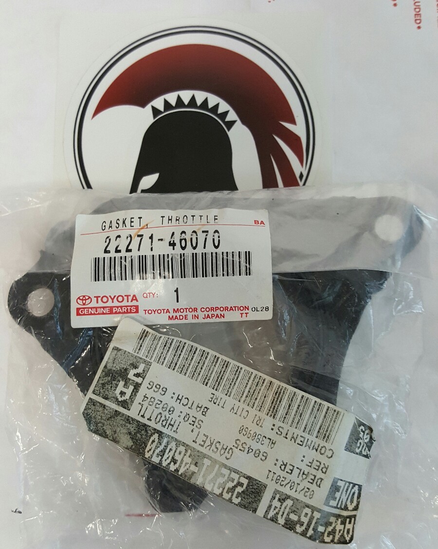 22271-46070 OEM TOYOTA 2JZ-GE THROTTLE BODY GASKET LEXUS GS300 IS300 ...