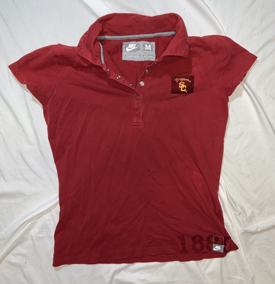 Nike Women’s NCAA USC Trojans 1880 Rugby Polo Sz M | eBay