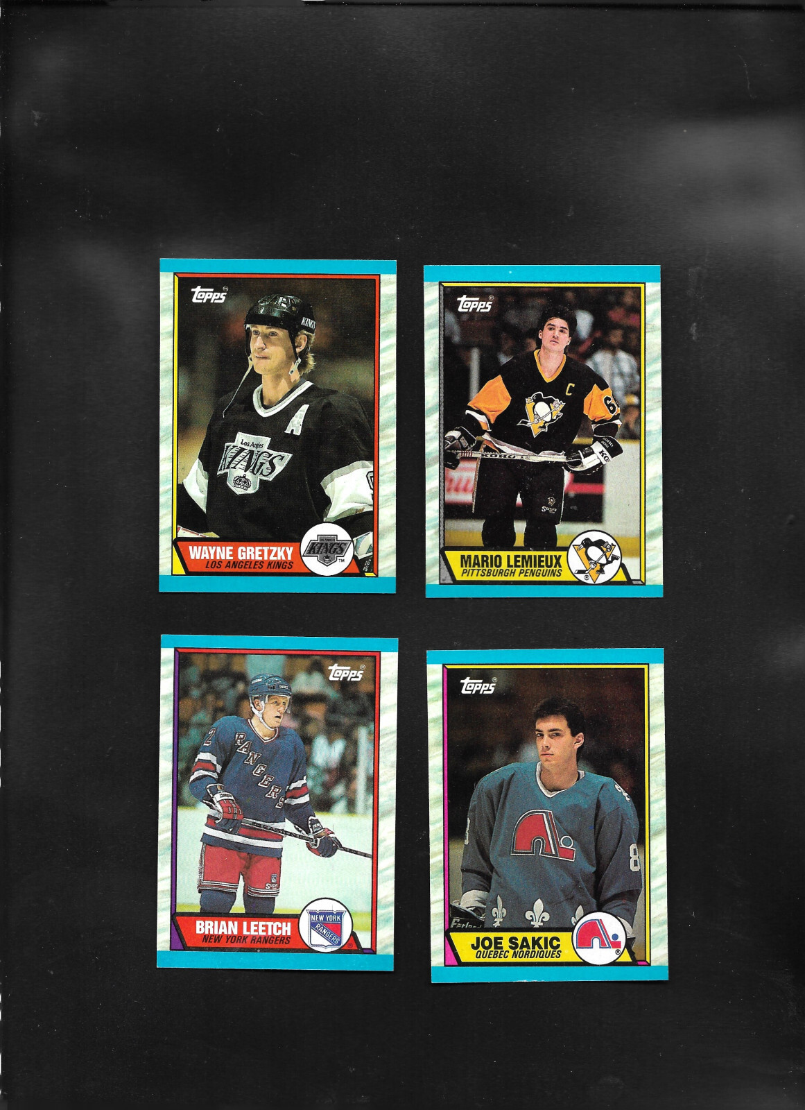 1989-90 TOPPS HOCKEY SET (198) FROM VENDING NO WAX STAINS (LOOKS MINT ...