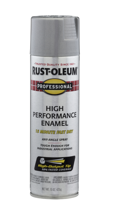 Rust-Oleum High Performance Enamel Spray Paint, Aluminum, 15 Oz. | eBay