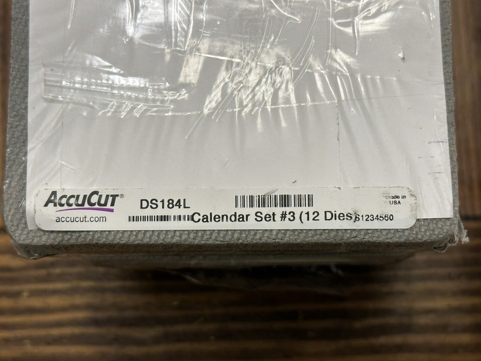 Accucut Dies Large Calender Set #3 - 12 dies | eBay